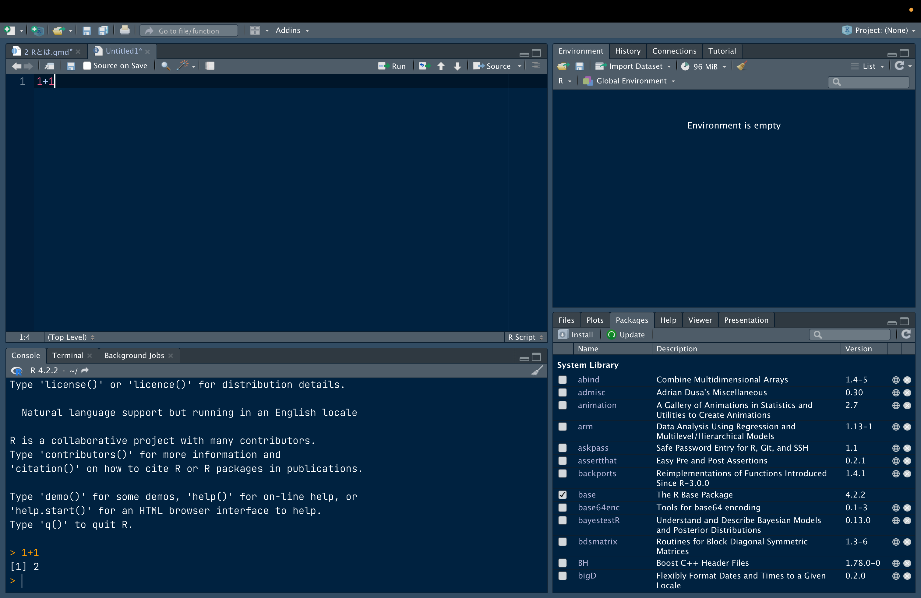 2 分析環境の構築